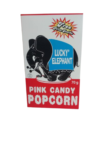 PINK ELEPHANT POPCORN – Walker's Candy Emporium