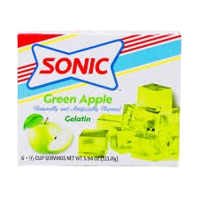 SONIC JELLO - GREEN APPLE – Walker's Candy Emporium