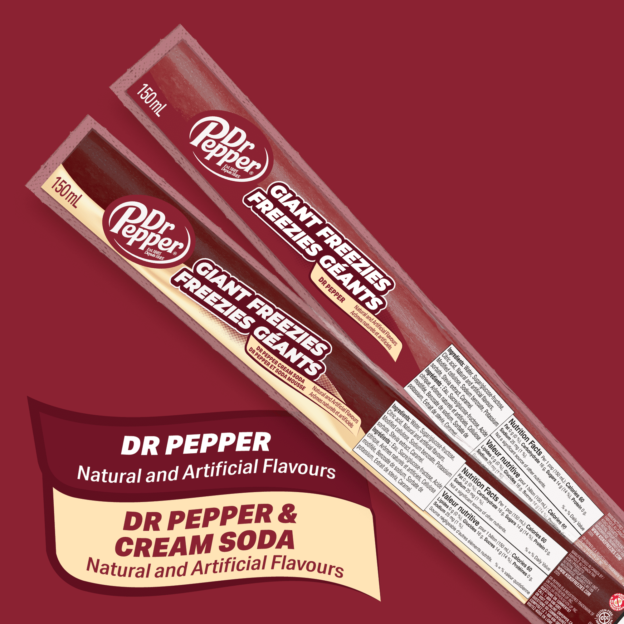 DR PEPPER/CREAM SODA FREEZIES – Walker's Candy Emporium
